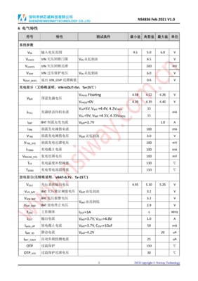 NS4836 1A Linear Synchronous Mobile Power Management IC - with KEY Key and Flashlight Function for sale