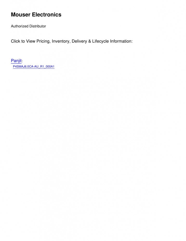 PANJIT P4SMAJ series datasheet page 7