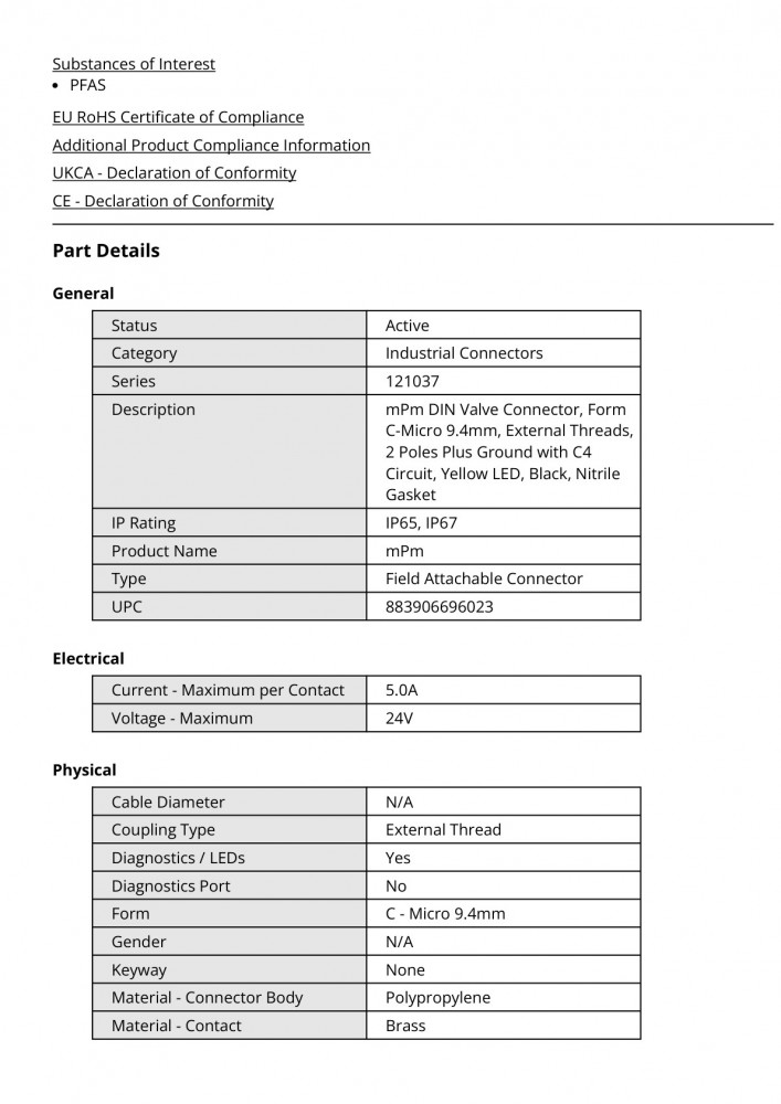 MOLEX 1210370068 drawing page 2