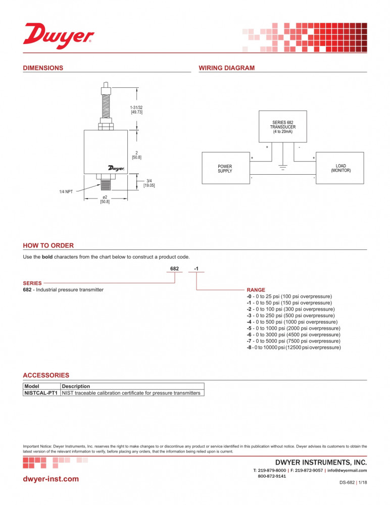 Technical document image 2 for the supplied pressure transmitter material
