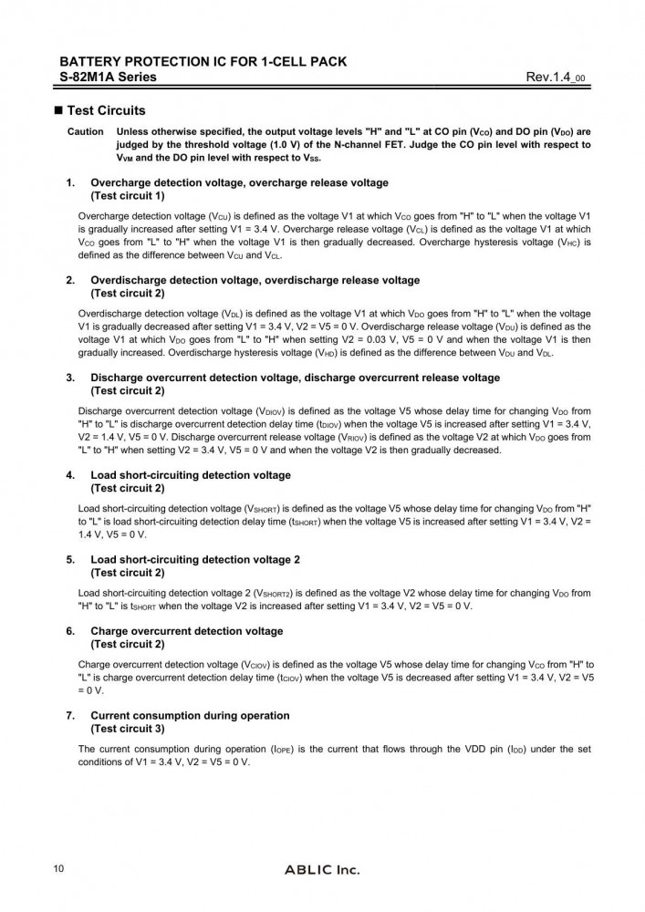 S-82M1A datasheet page 10