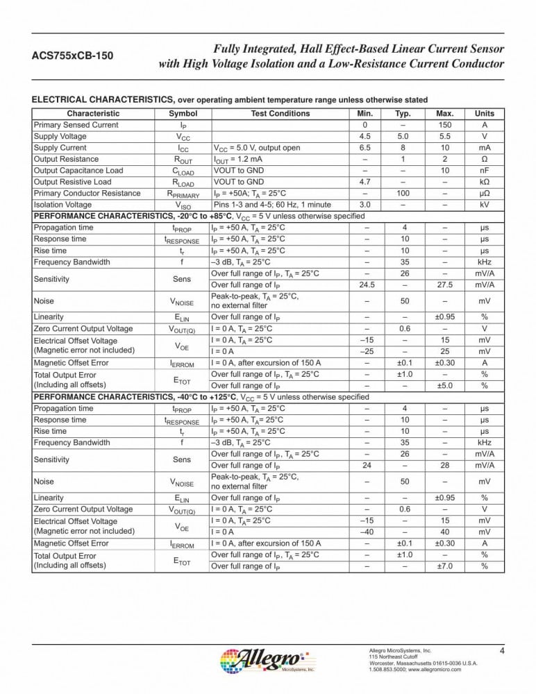 ACS755SCB-150-PSF datasheet page 4