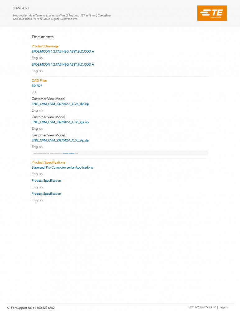 2327042-1 technical document page 5