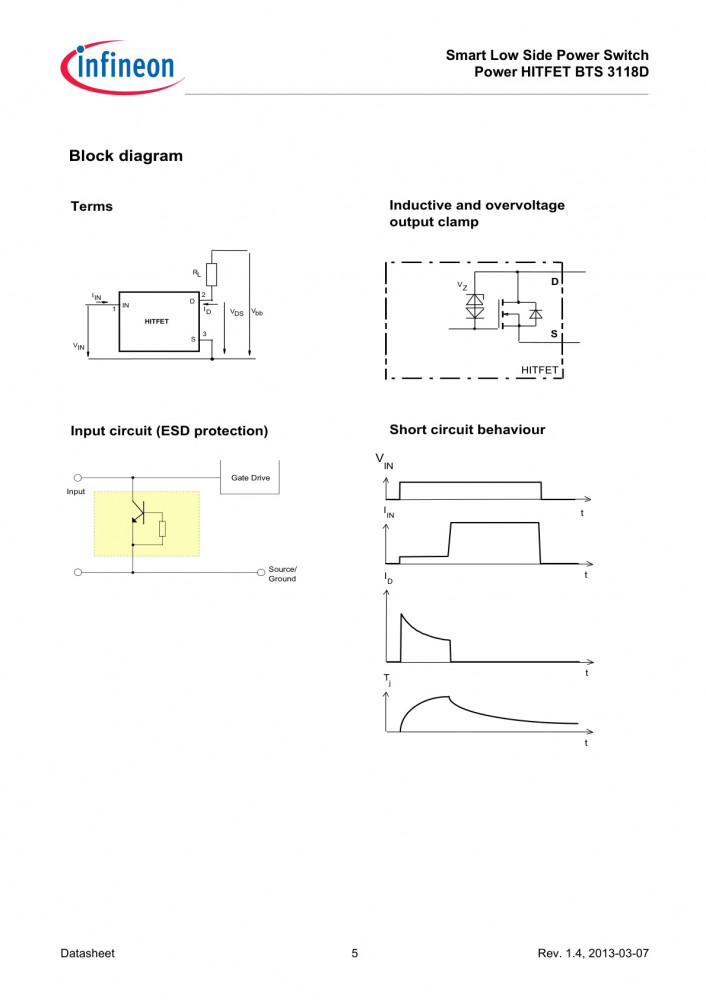 BTS3118DATMA1 datasheet page 5