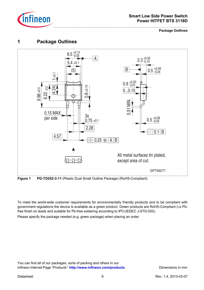 BTS3118DATMA1 datasheet page 9
