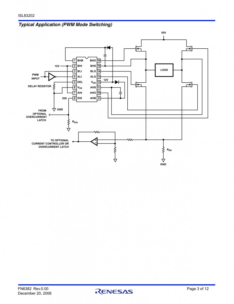ISL83202 datasheet page 3