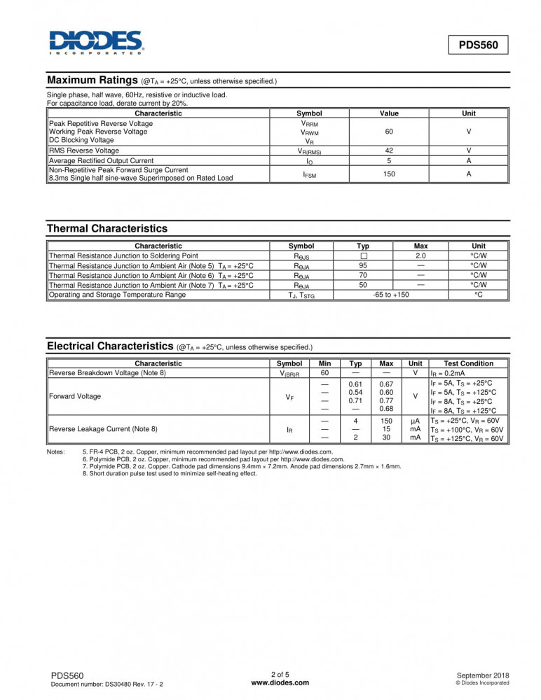 PDS560-13 datasheet page 2