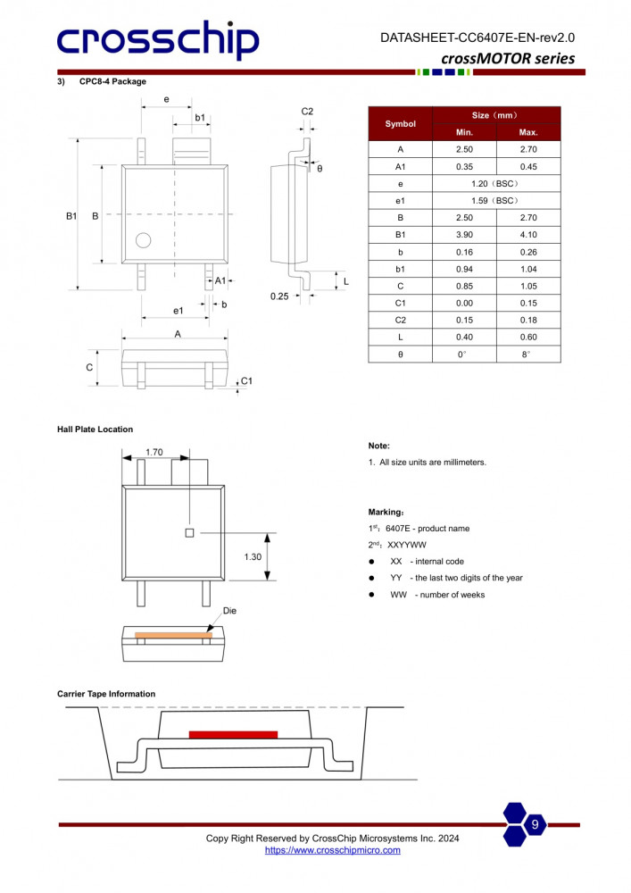 CC6407E datasheet page 9
