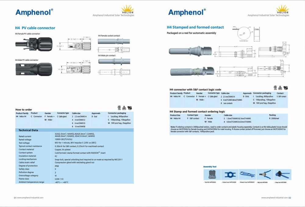Amphenol H4 document page 3
