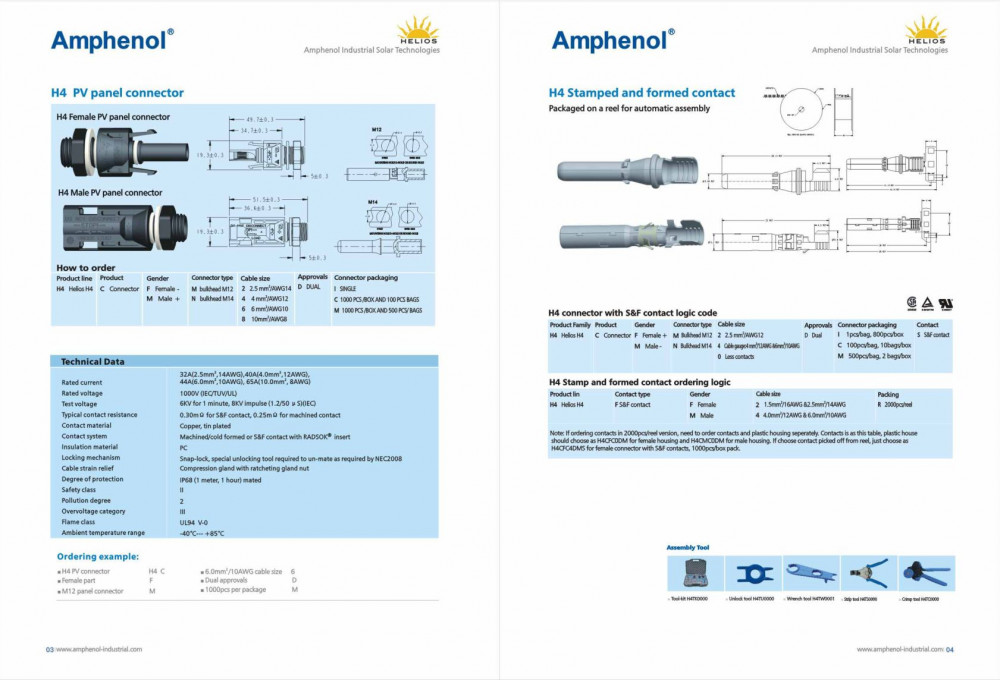Amphenol H4 document page 4