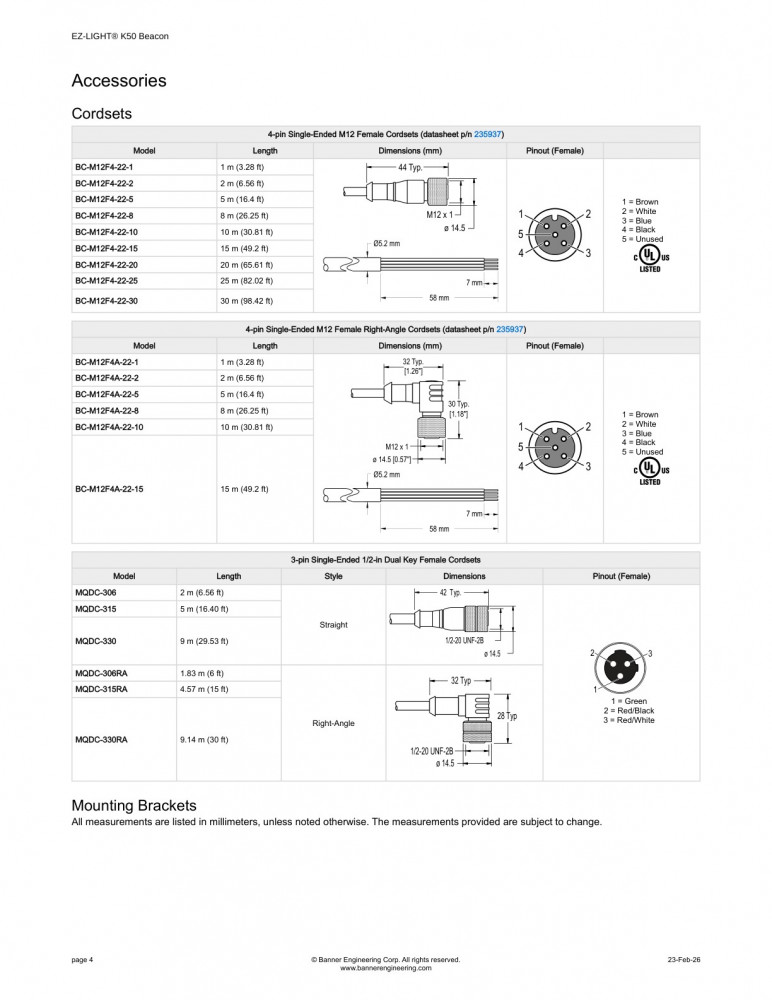 K50 series document page 4