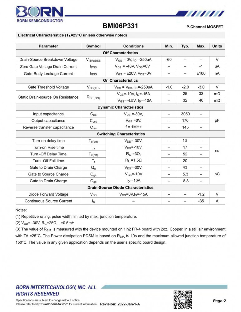 BMI06P331 datasheet page 2