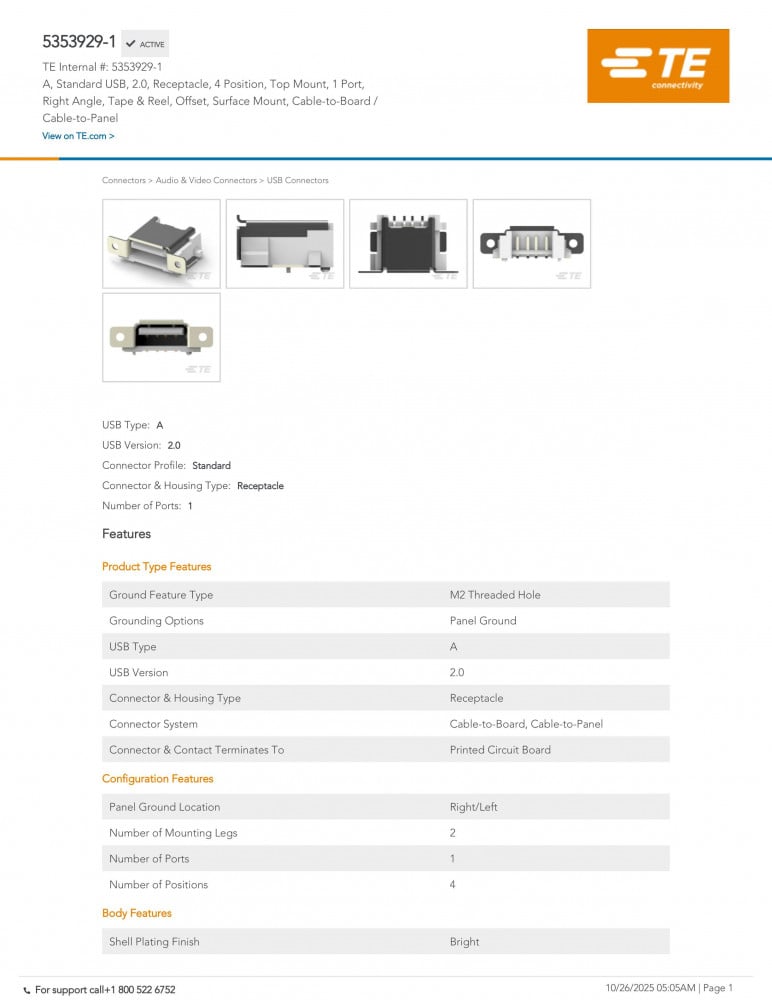 5353929-1 technical document page 1