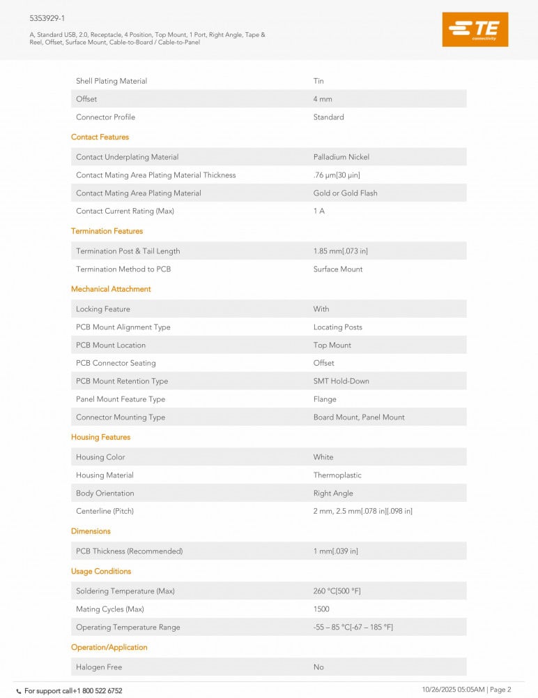 5353929-1 technical document page 2