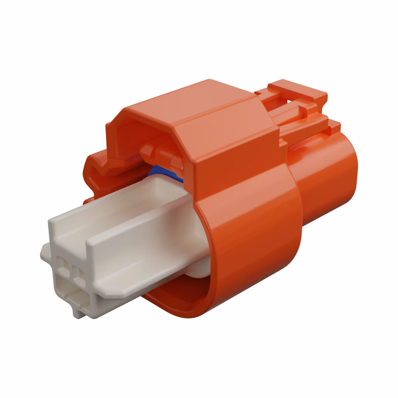 Squba Sealed Receptacle Assembly, 1.80mm Pitch, Single Row, 2 Circuits, Orange for sale