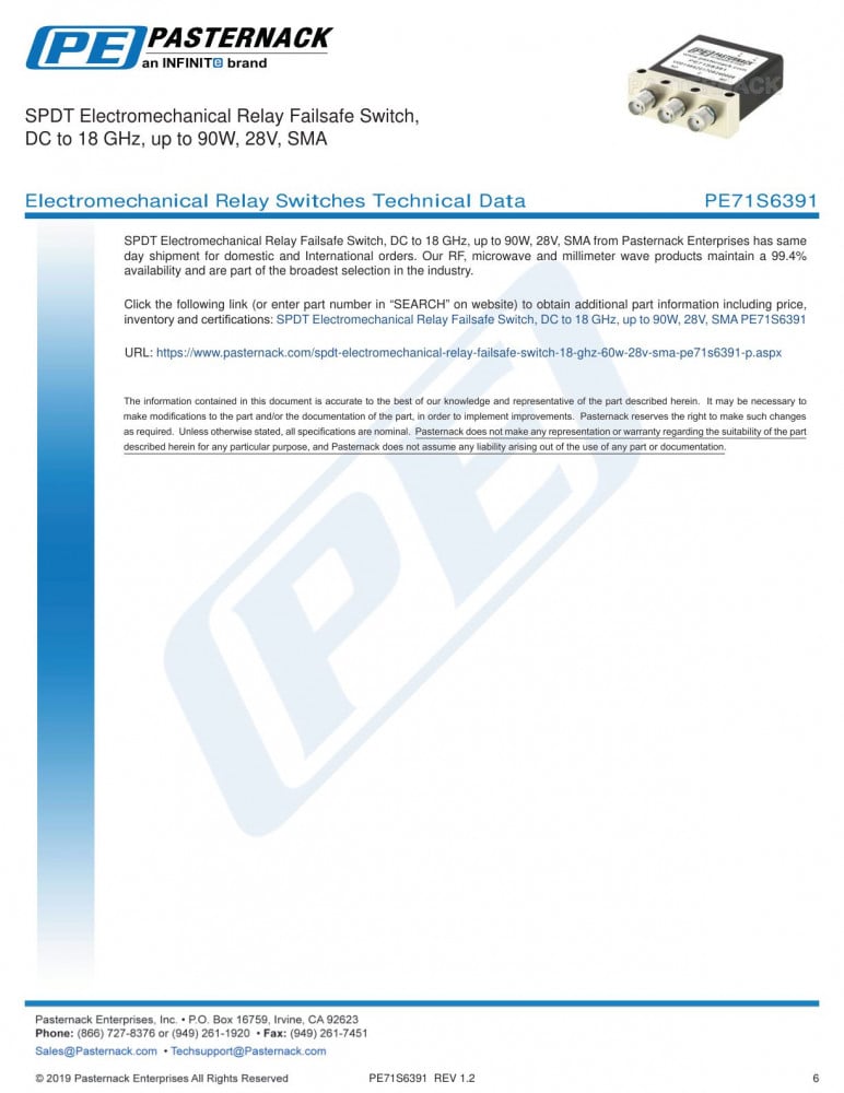 PE71S6391 datasheet page 6