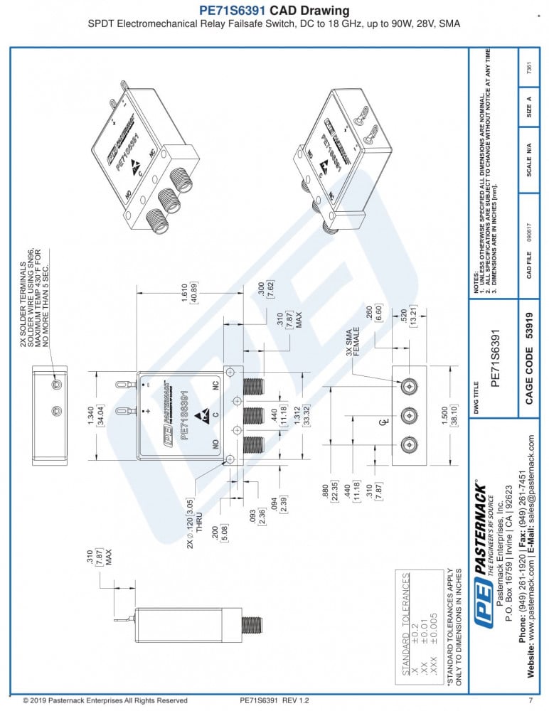 PE71S6391 datasheet page 7