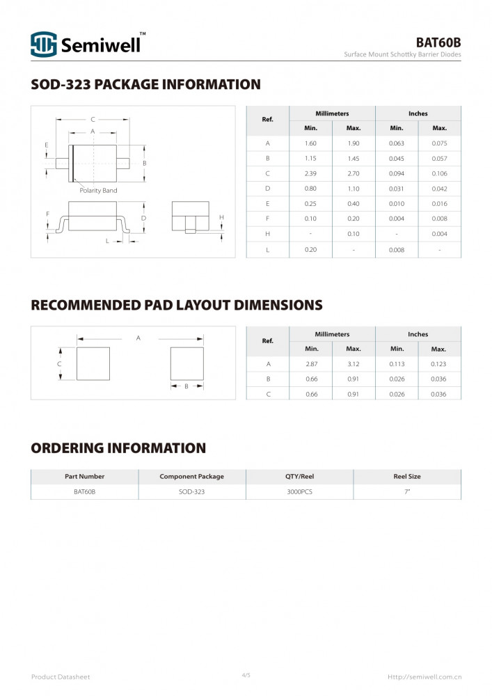 BAT60B datasheet page 4