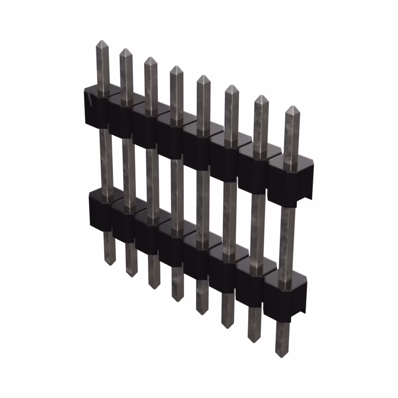 KK 254 PCB Header, Single Row, Dual Body, Through Hole, Vertical, 8 Circuits, 2.50µm Tin (Sn) Plating, 11.00mm Stacking Height, Tray Packaging, Lead-Free for sale