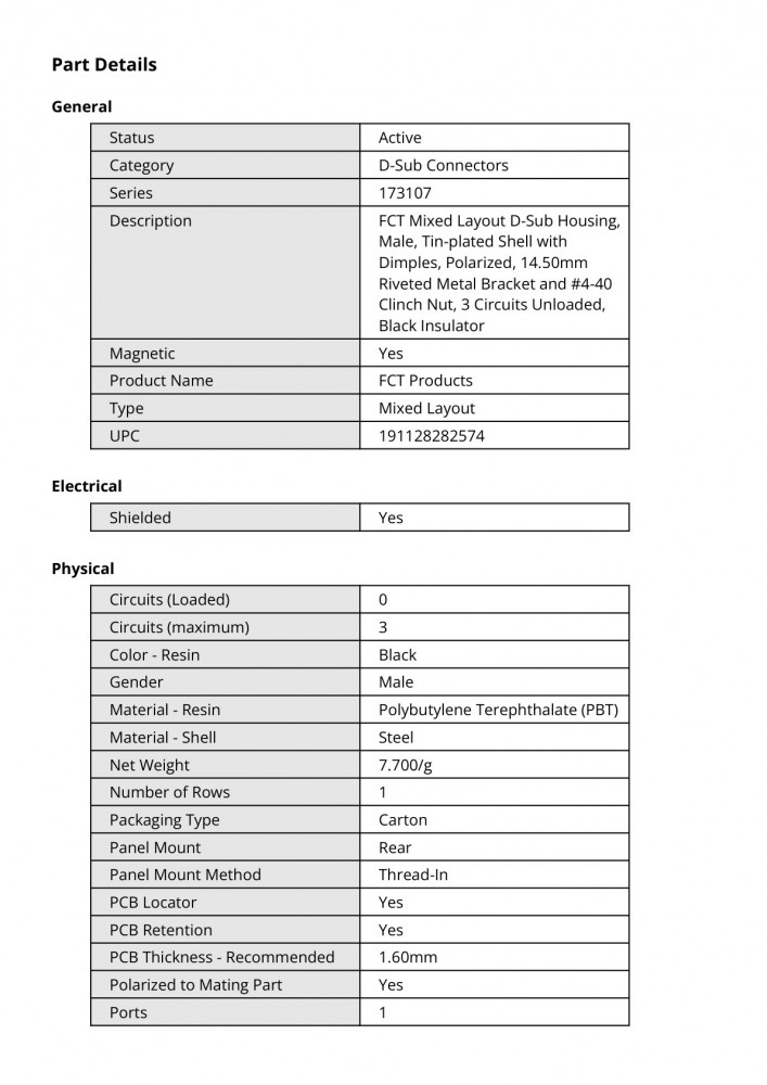 MOLEX 1731070486 technical document image, page 2