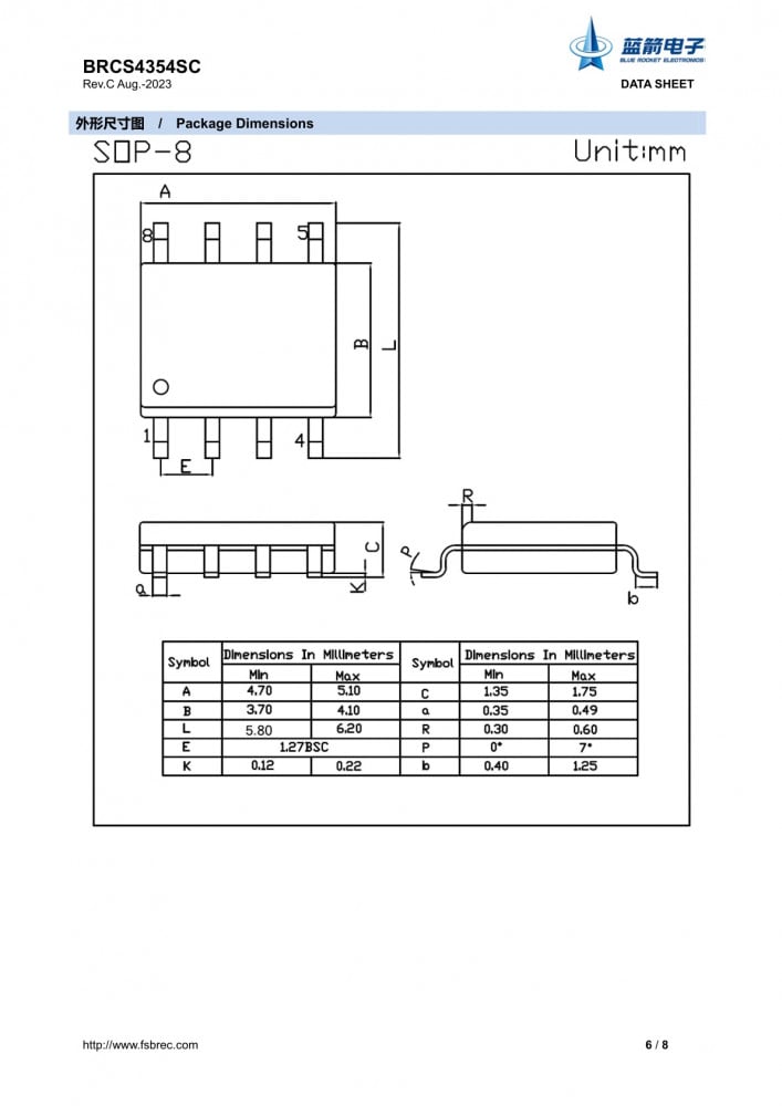 BRCS4354SC datasheet page 6