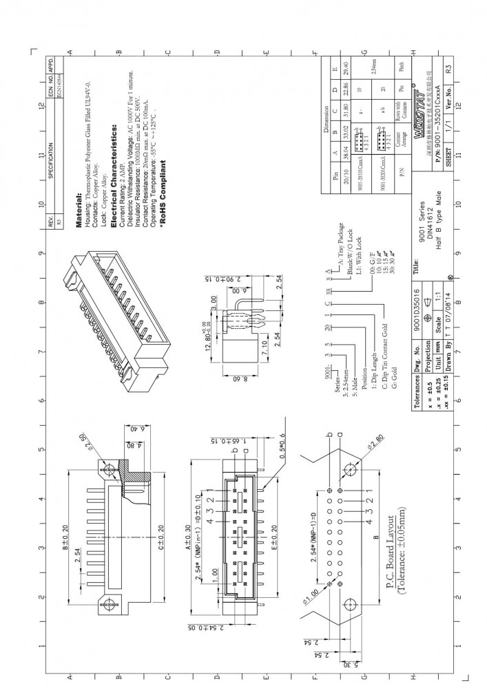 WingTAT 9001-35201C00A technical document preview