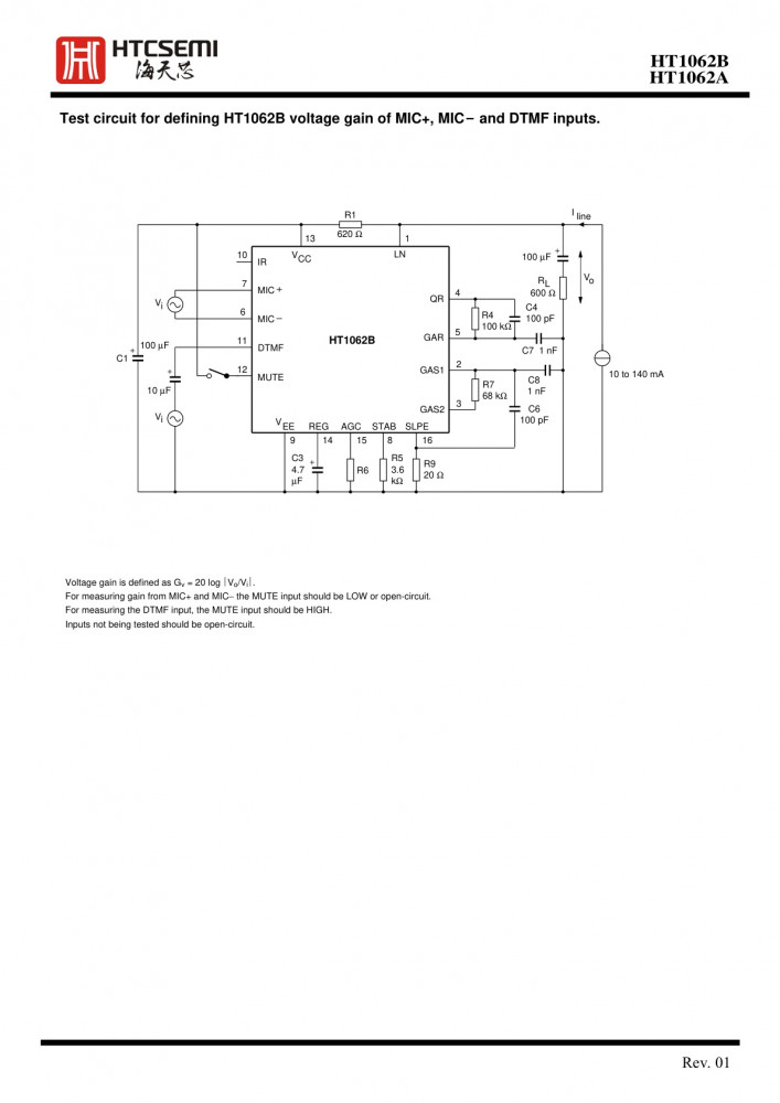 HT1062BRZ technical document page 3