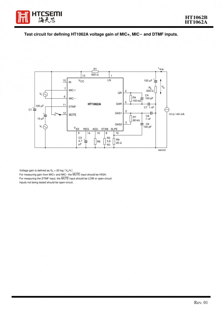 HT1062BRZ technical document page 4