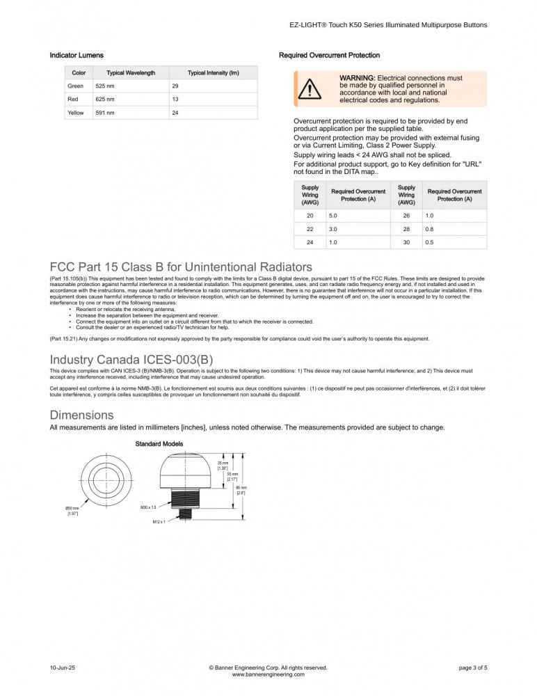 K50APTGRYF2Q technical document page 3