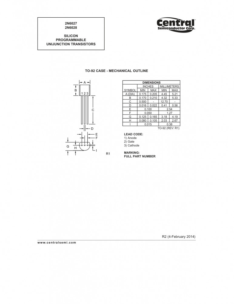 2N6028 datasheet page 2