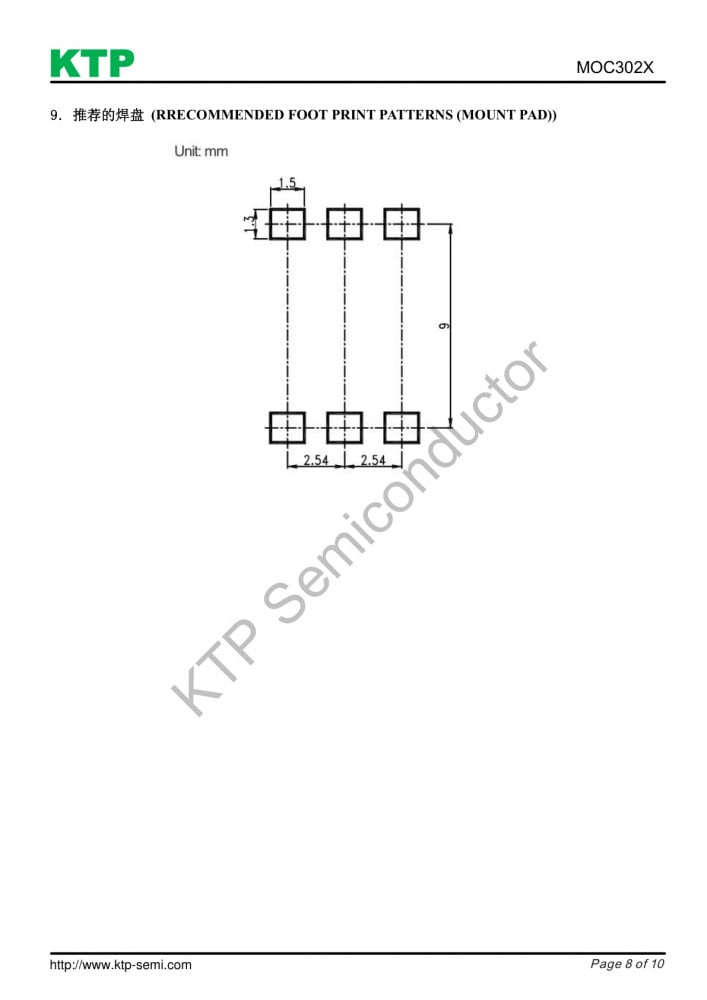 KTP MOC3023S-TA-AW(KTP) datasheet page 8