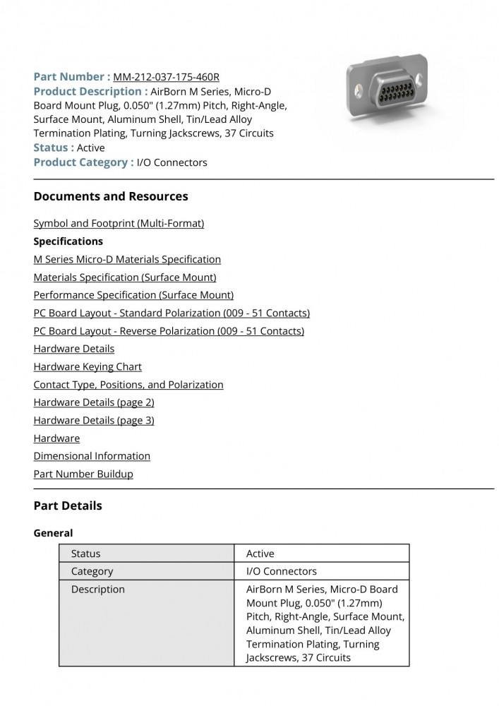 MM-212-037-175-460R technical document page 1