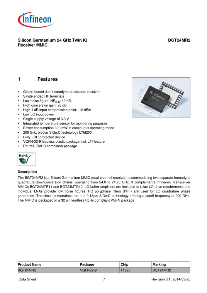 BGT24MR2 datasheet page 7
