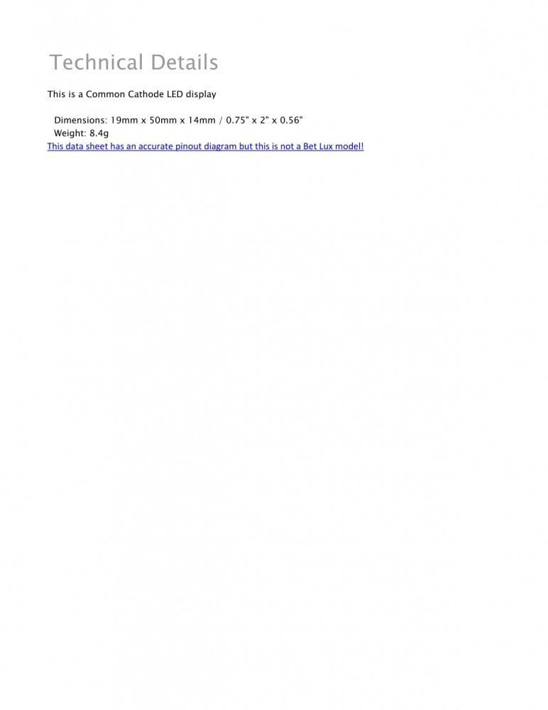 Adafruit 813 technical document page 3