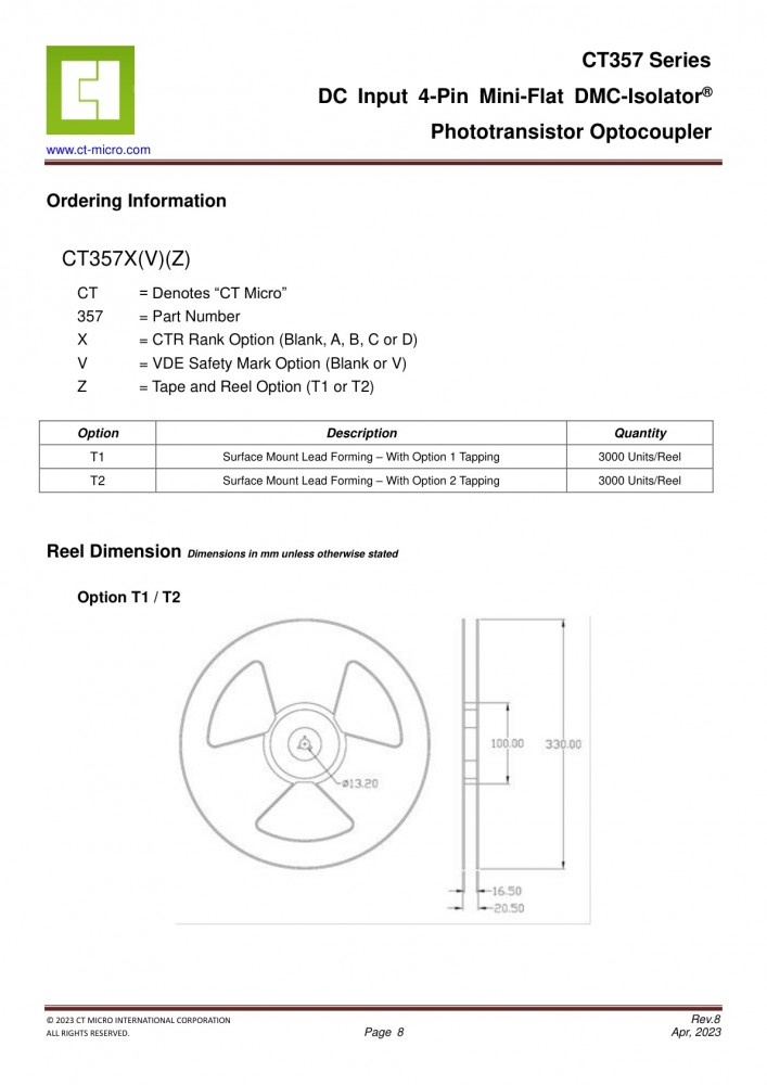 CT357 datasheet page 8