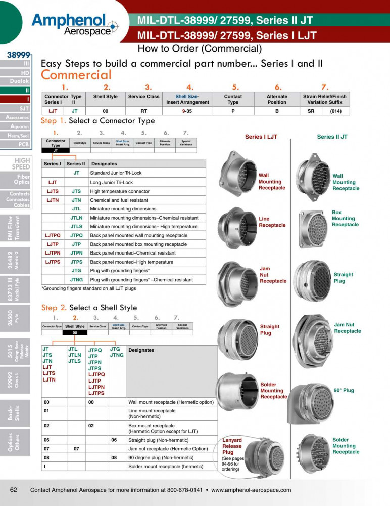Amphenol connector documentation page 2