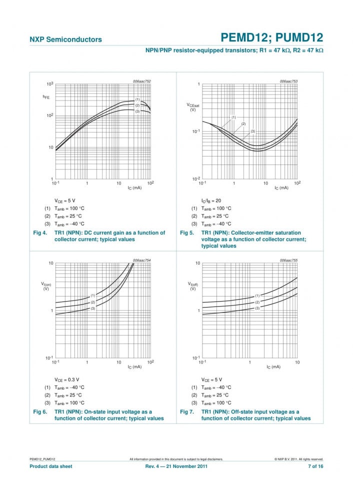 PUMD12 datasheet page 8