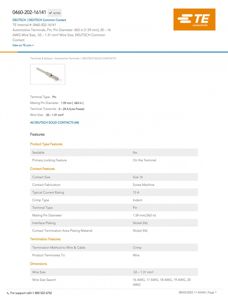 0460-202-16141 technical document page 1
