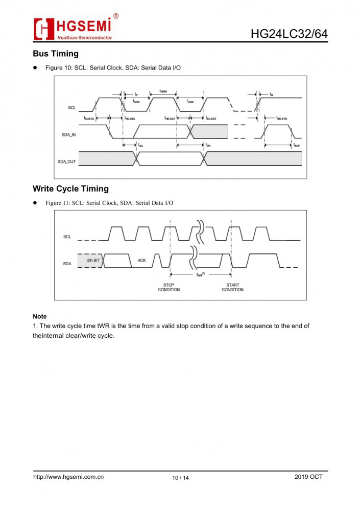HG24LC64N datasheet page 10