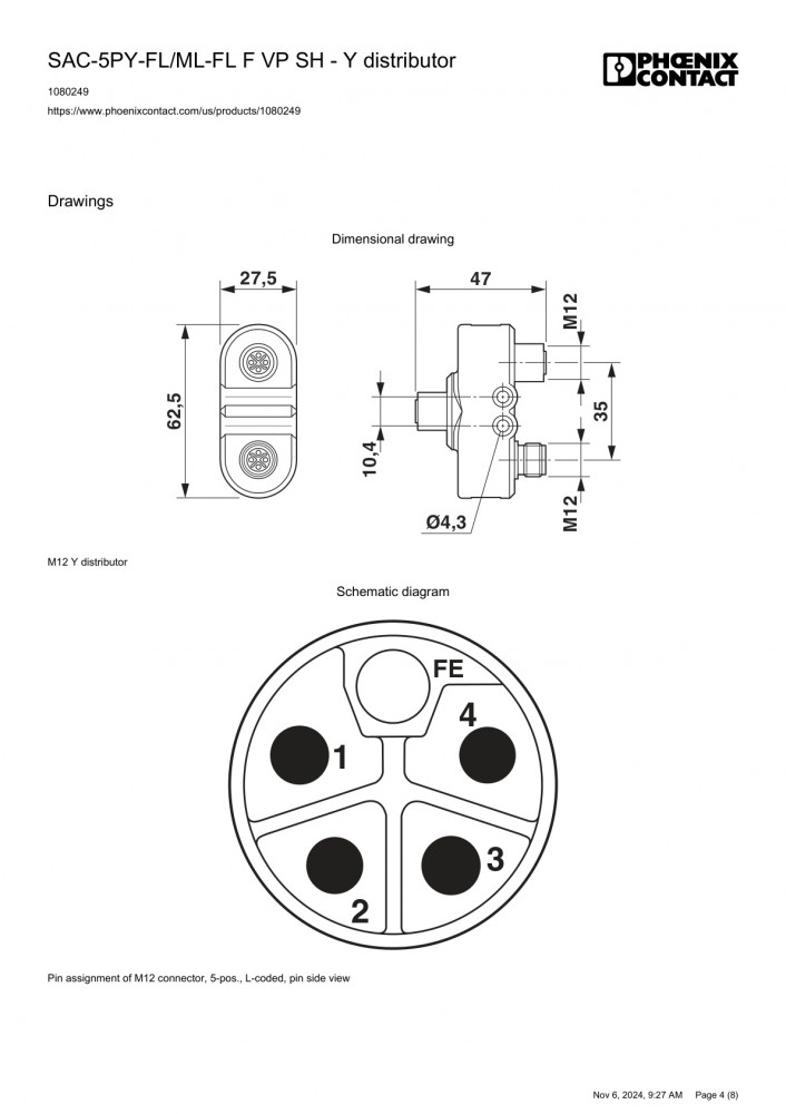 Phoenix Contact 1080249 product documentation page 4