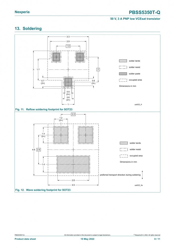PBSS5350T-QR datasheet page 8