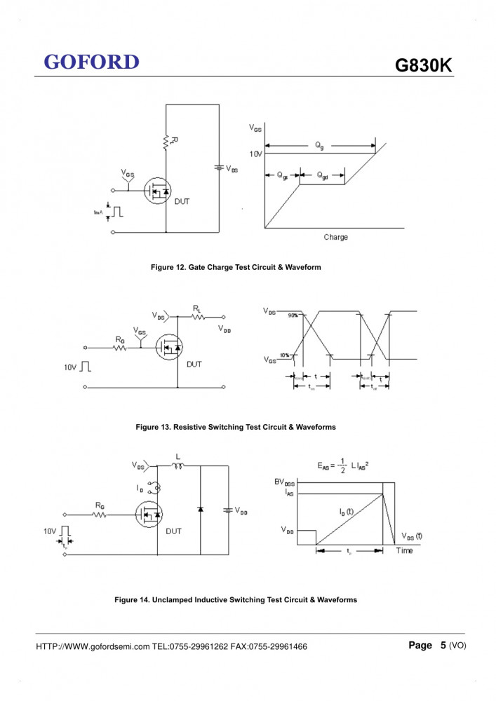 GOFORD G830K datasheet page 5