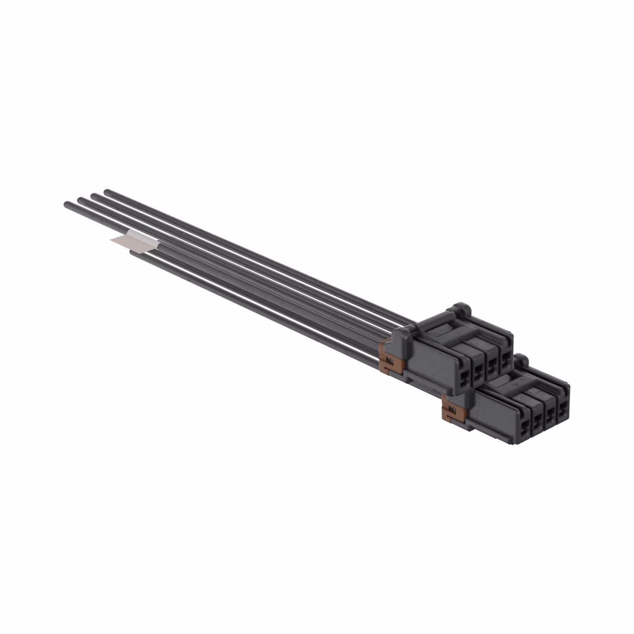 CP-3.3 Female-to-CP-3.3 Female Off-the-Shelf (OTS) Cable Assembly, Single Row, 150.00mm Length, Tin (Sn) Plating, 4 Circuits, Black for sale