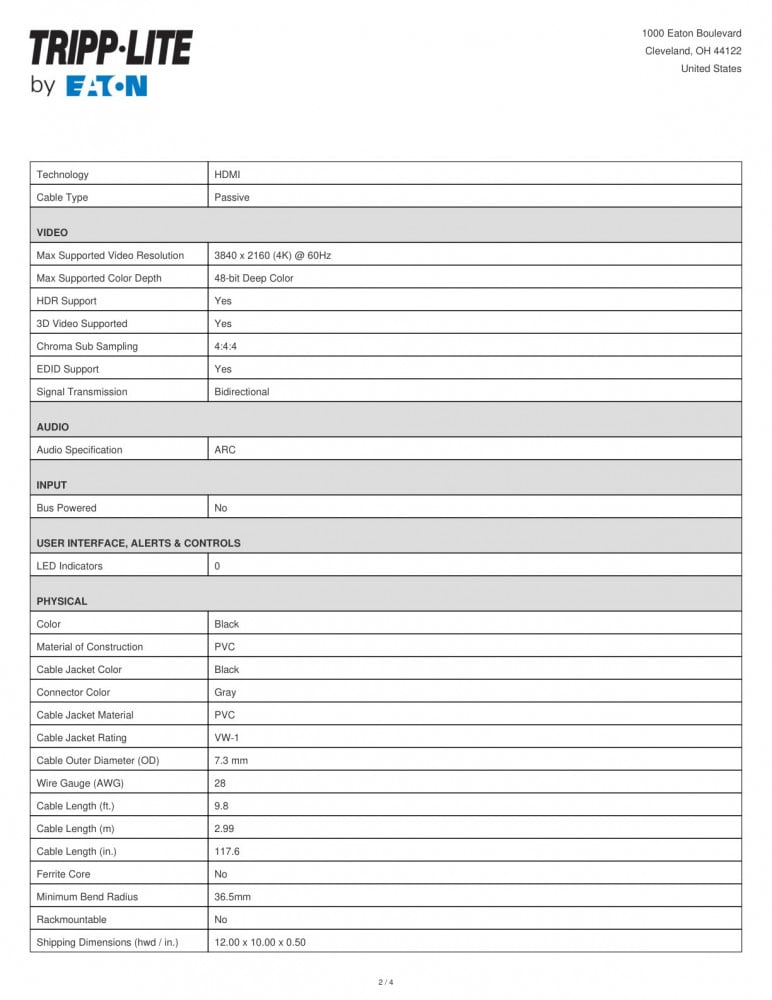 P568-03M-2A technical document page 2