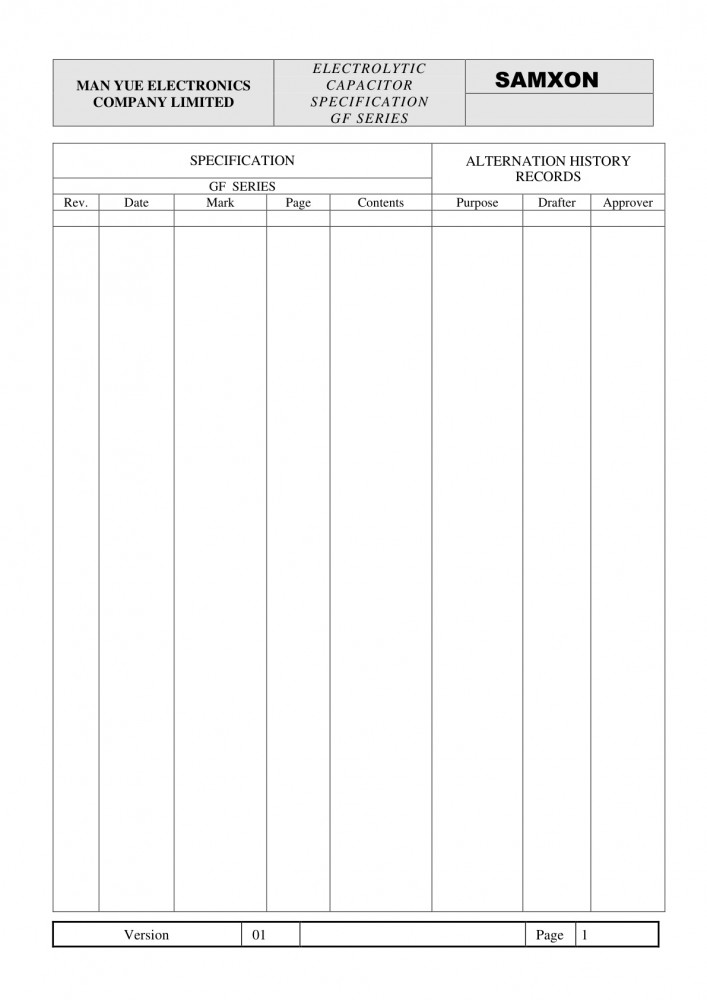 GF series specification page 2