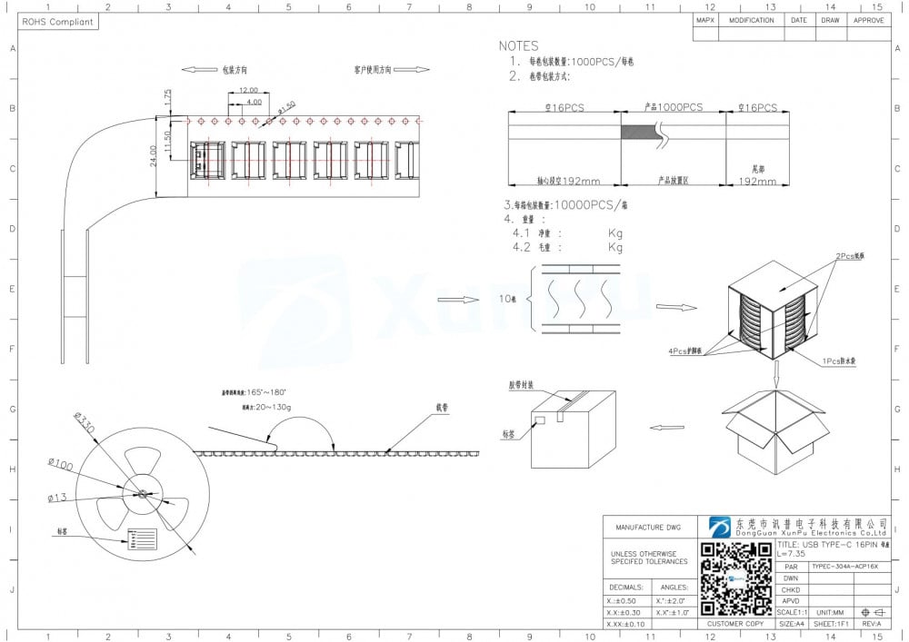 TYPEC-304A-ACP16G technical drawing page 2