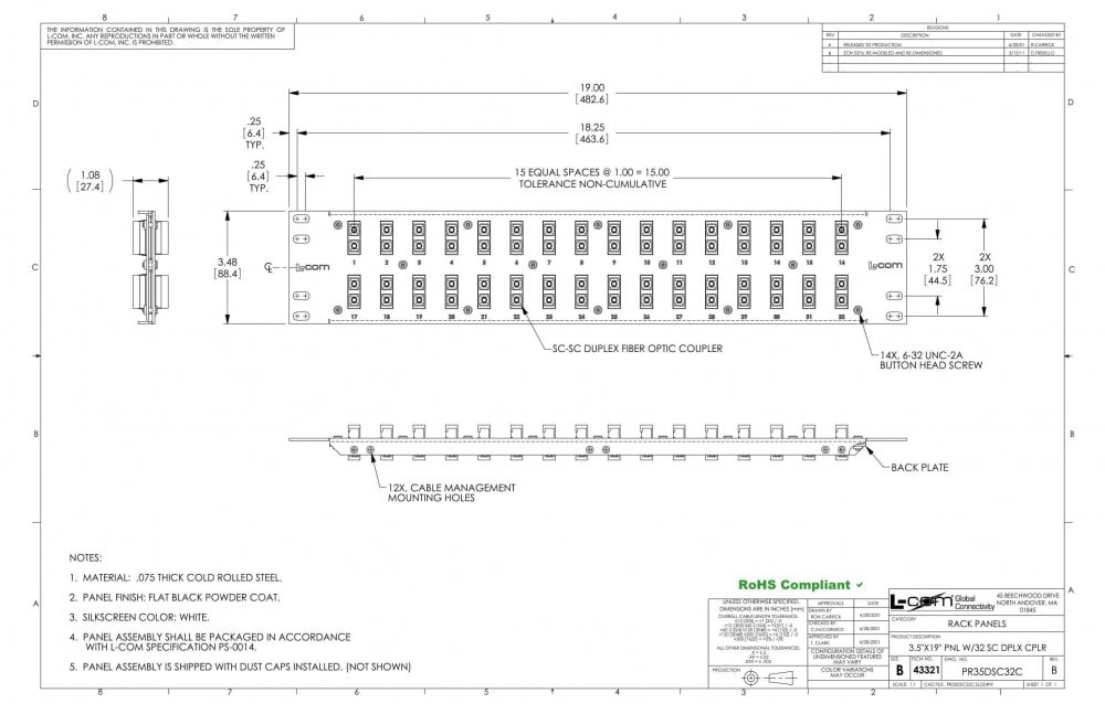 PR35DSC32C technical document page