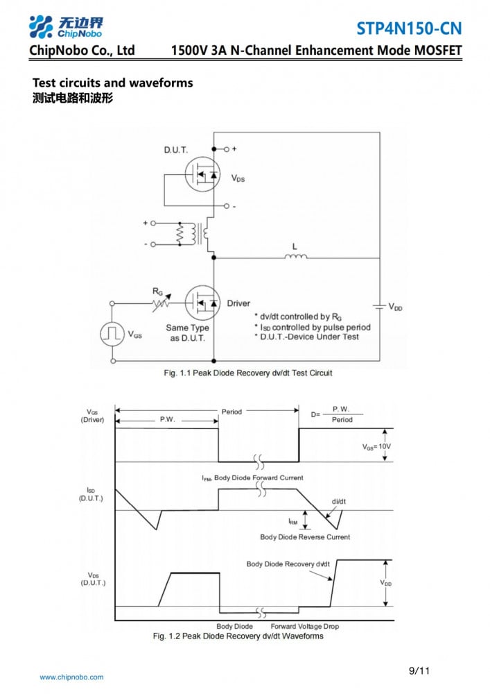 STP4N150-CN datasheet page 9