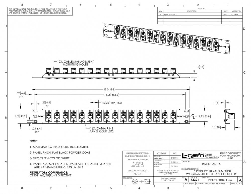 PR175F504B-SC6A technical document page