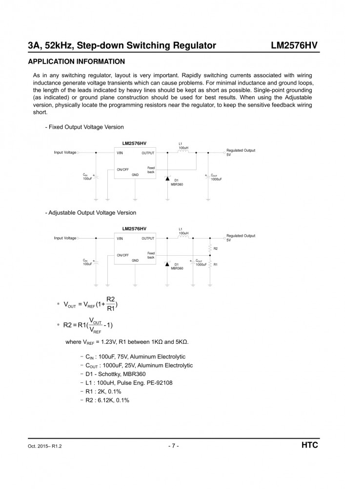 LM2576HVT-5.0 datasheet page 7